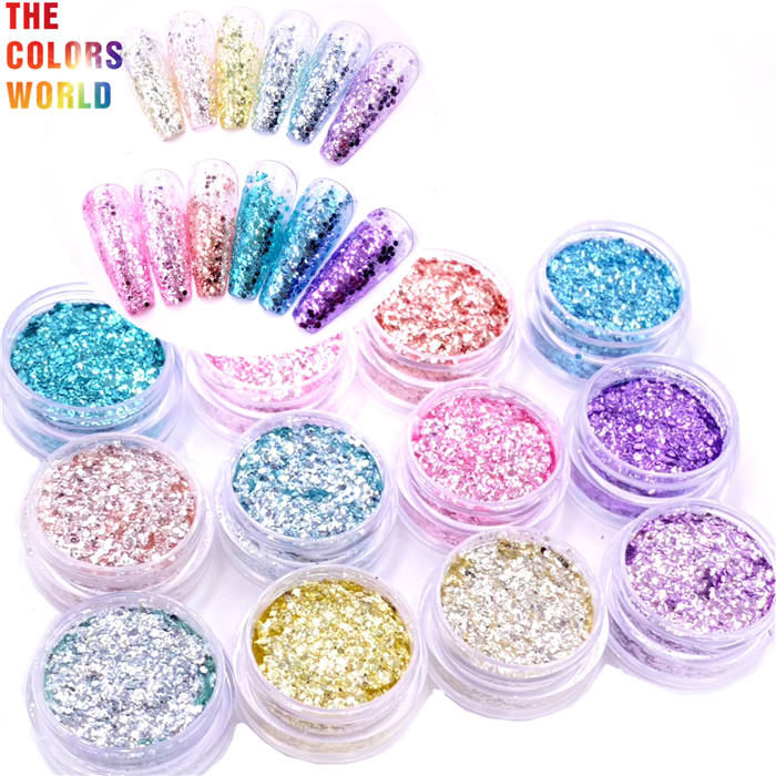 TCT-776 Cosmetics Chunky Eye Glitter For Nail Hair Body Face Art Makeu ...